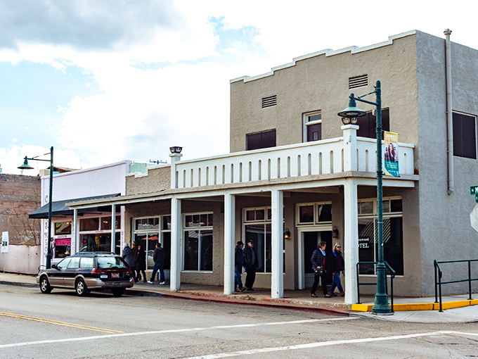 Historic storefronts in Cottonwood stand shoulder-to-shoulder, like old friends sharing stories of the Verde Valley's colorful past.