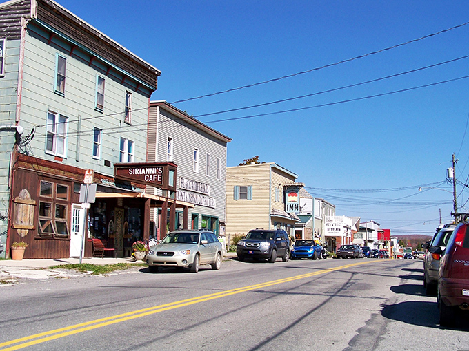 Davis: Small-town storefronts with big personality, where Sirianni's Caf&eacute; promises the kind of authentic local experience you won't find in any travel guidebook.