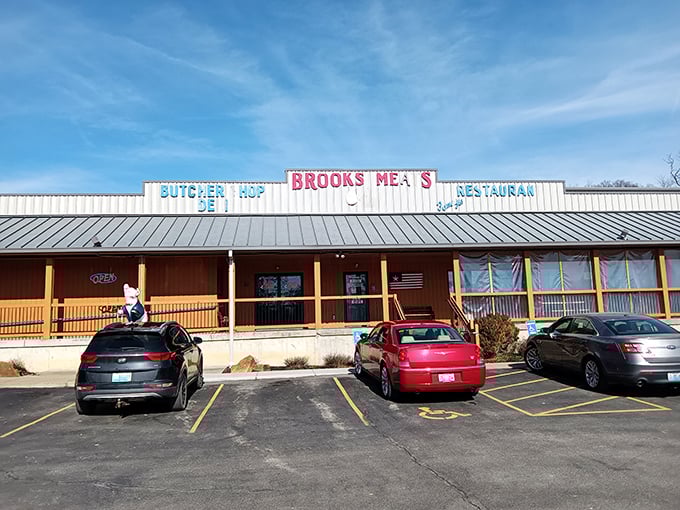 Brooks Meats Restaurant: When your restaurant shares a roof with a butcher shop, you know the meat's going to steal the show!