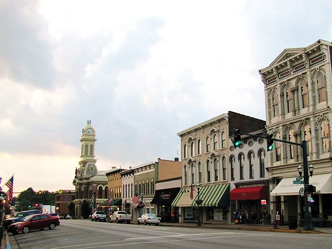 Small-town America alive and well! Georgetown's historic buildings house affordable treasures waiting to be discovered.