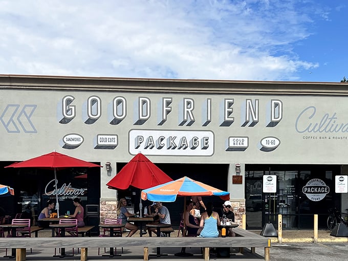 Part beer store, part sandwich shop, all delicious&mdash;Goodfriend Package is where Dallas locals go when they're serious about lunch.