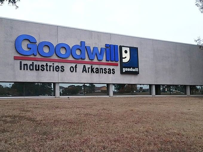 Clean lines and professional signage announce you've reached the mothership of thrift. Beam me up to bargain heaven!