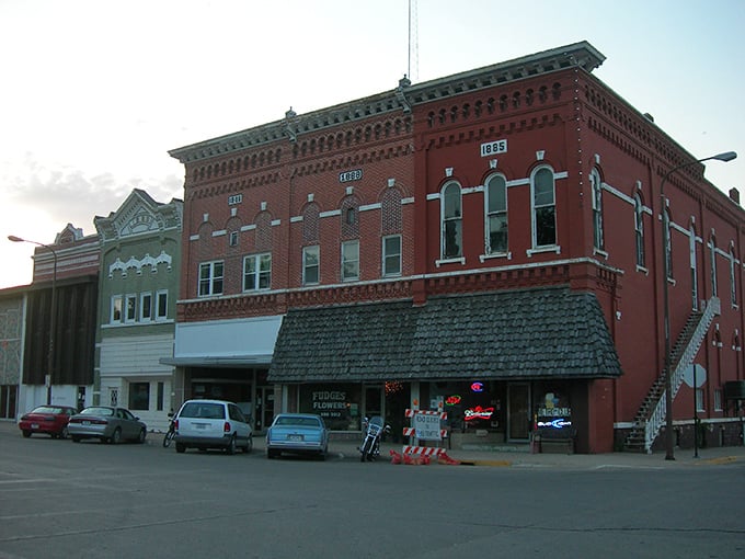 Historic buildings stand shoulder to shoulder in Jefferson. If these walls could talk, they'd tell you to move here for retirement!