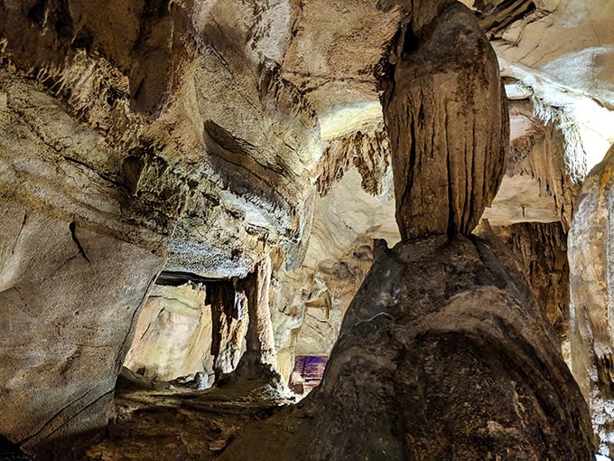 Rickwood Caverns: Like stepping into Earth's jewelry box&mdash;these ancient formations hang from the ceiling with more drama than a season finale.