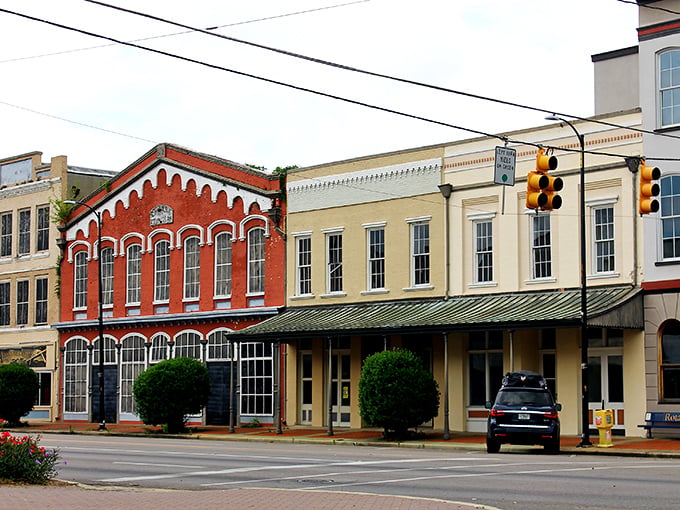 These colorful storefronts in Selma tell America's story through brick, mortar, and the unmistakable patina of time.