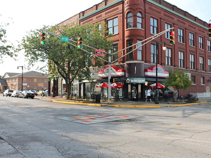 The Saratoga Building stands proudly in Terre Haute, where your Social Security check stretches further than your grandmother's secret pie crust recipe.