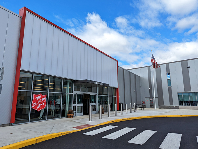 Salvation Army's sleek modern design &ndash; where doing good and looking good come together under one roof.