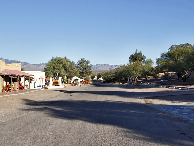 Where desert meets creativity – Tubac's sun-drenched streets house galleries and shops that showcase the Southwest's artistic soul.