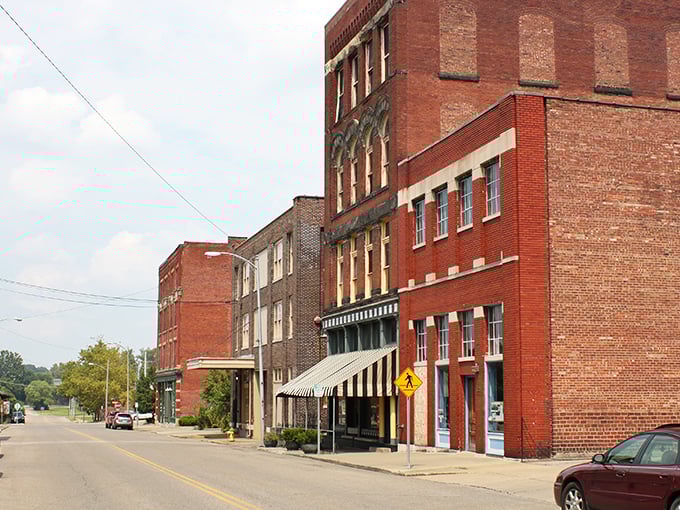 The historic buildings of downtown Zanesville stand tall, much like your retirement savings will when living in this affordable gem.