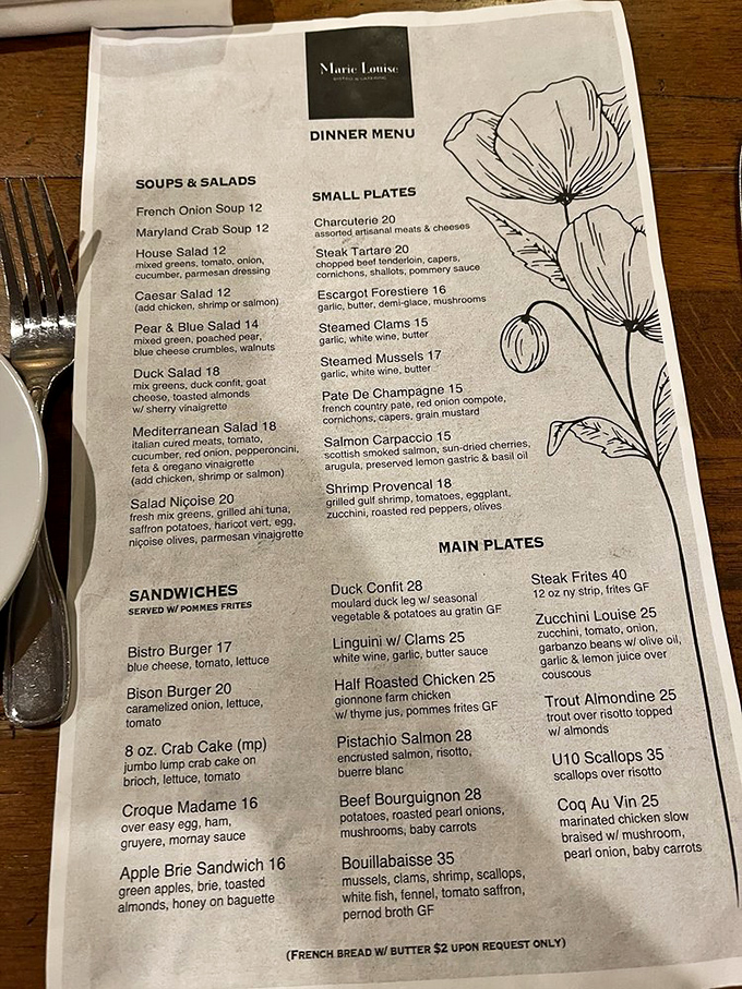 This isn't just a menu&mdash;it's a passport to French culinary bliss. The hardest part? Choosing just one dish.