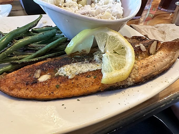 This blackened Colorado trout with green beans isn't just dinner&mdash;it's edible geography, telling the story of mountain streams and fertile valleys in every perfectly seasoned bite.