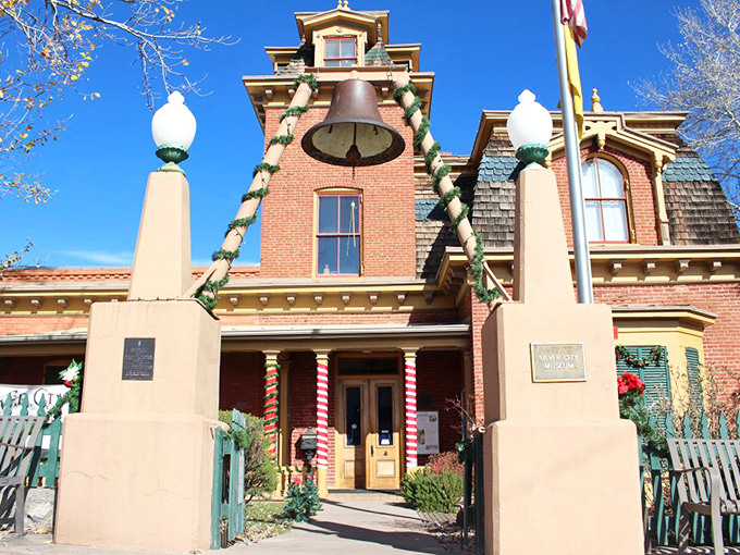 The Silver City Museum's Victorian architecture transports visitors to the town's mining heyday, complete with holiday decorations that would make even Scrooge smile.