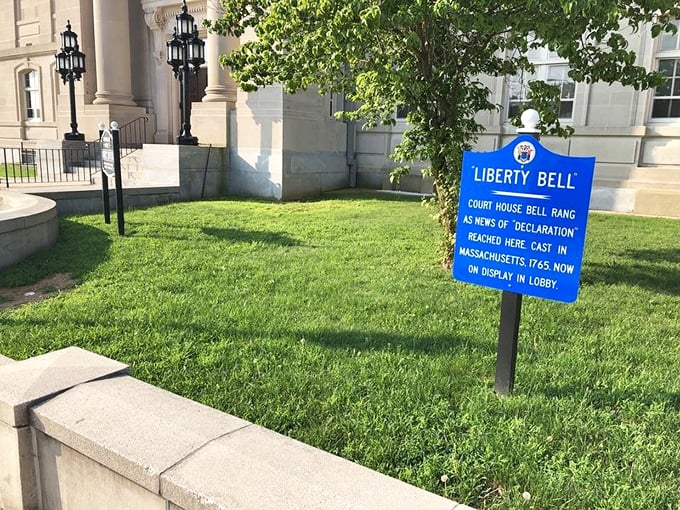 The Liberty Bell's twin cousin lives here&mdash;a historic reminder that freedom rings louder when your bank account isn't emptying faster than a leaky bathtub.