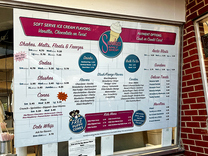 The interior may be modest, but that counter has witnessed more joy than a winning lottery ticket office. 