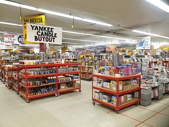 The Yankee Candle section is like stumbling into a fragrance festival. Where else can you find premium scents without the premium price tag?