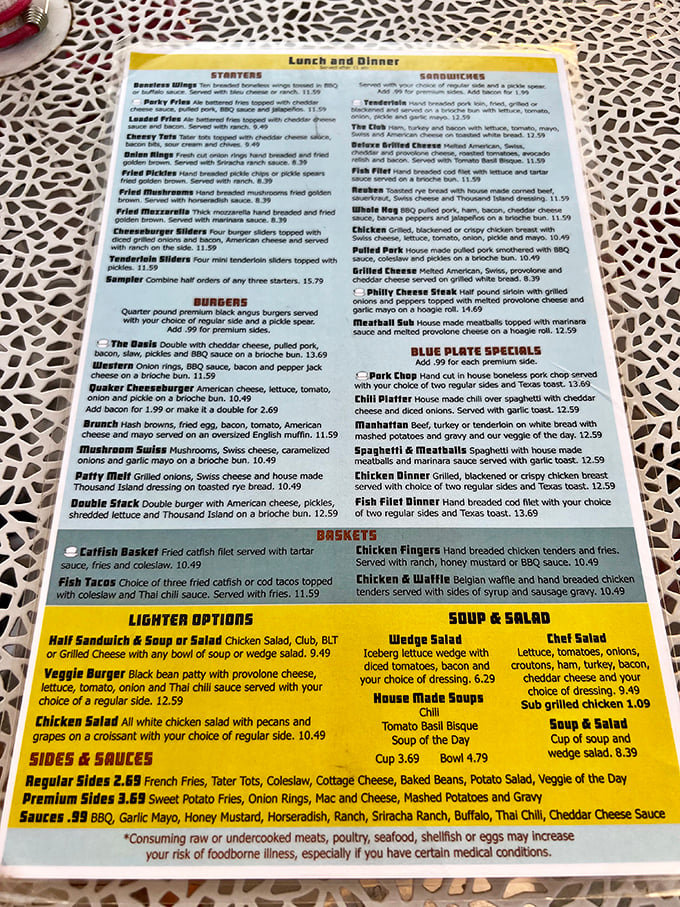 This menu isn't just a list of food; it's a historical document proving our grandparents understood deliciousness long before Instagram made it official.