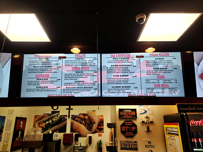 The menu board &ndash; a roadmap to happiness where every direction leads to something delicious. Choose your own adventure!