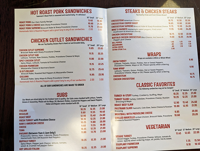 This menu isn't just a list of options—it's a roadmap to happiness. The hardest journey is deciding which delicious path to take.