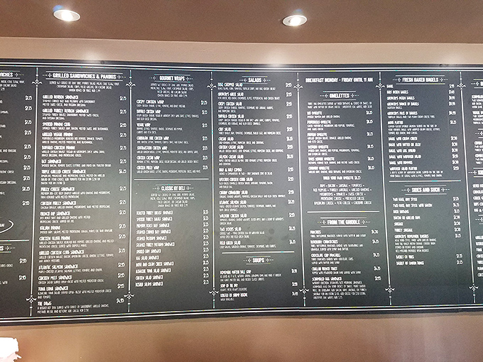 The menu board doesn't just list options&mdash;it's a manifesto of deliciousness that could bring a tear to any homesick New Yorker's eye.