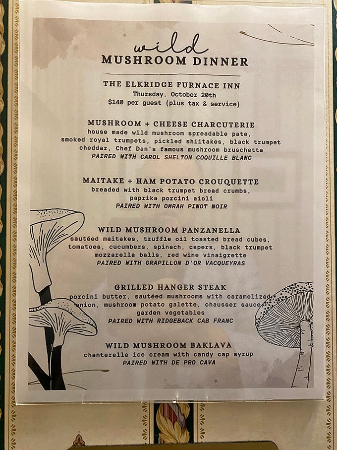 Not your average mushroom experience! This special event menu showcases Chef Dan's fungi fascination with pairings that would make a sommelier swoon.