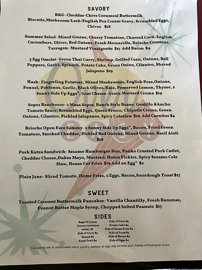 This isn't your grandma's breakfast menu (though we love her dearly)&mdash;it's a culinary adventure where Thai curry meets omelets and biscuits get fancy upgrades.