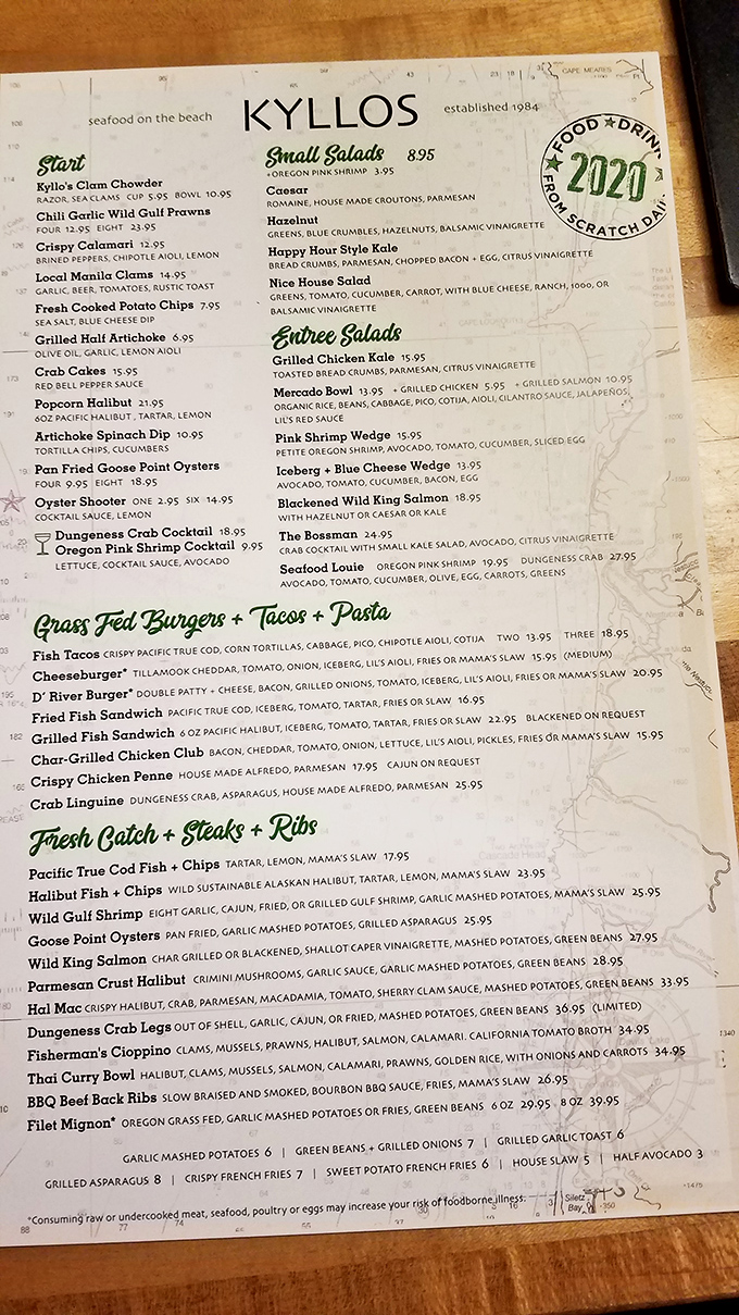 A menu that reads like a love letter to the Pacific, where every item promises a vacation for your taste buds.