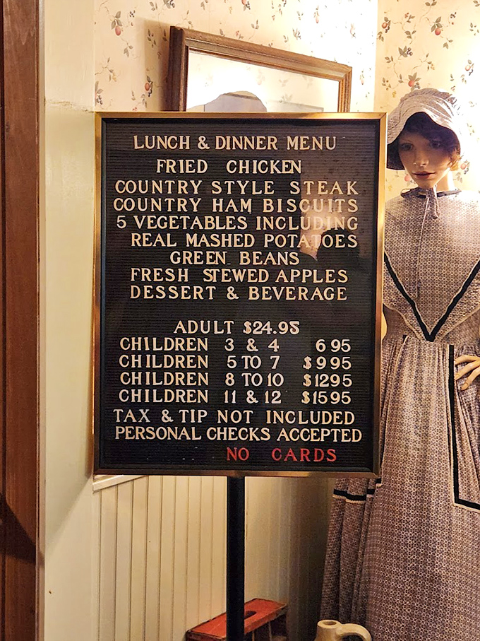 Sometimes the most beautiful menus are the simplest&mdash;this board promises all the Southern classics with no pretense, just pure satisfaction.