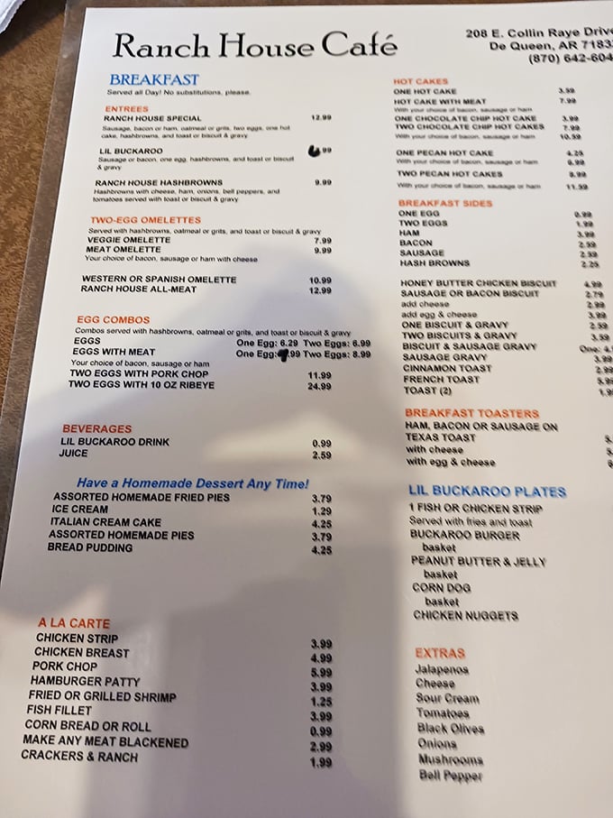 This menu isn't just a list of food&mdash;it's a roadmap to happiness with breakfast served all day, because civilization peaked when that became a thing.