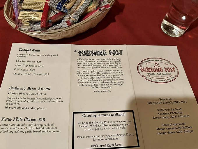 The menu tells you everything you need to know: this place takes its meat seriously, with options that make choosing feel like Sophie's Choice for carnivores.