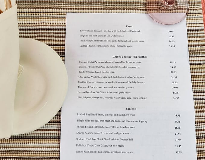 A menu that reads like a love letter to classic continental cuisine, with enough creative touches to keep even the most discerning palate intrigued. 
