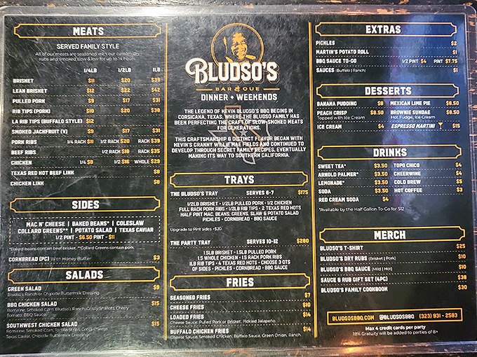 This menu isn't just a list &ndash; it's a roadmap to happiness. Study it like you're cramming for the most delicious final exam of your life.