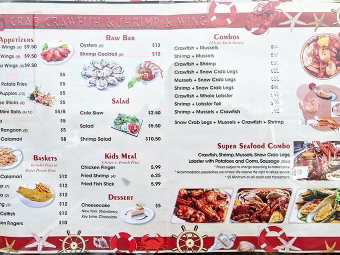 This menu reads like a love letter to seafood lovers stranded in the Midwest &ndash; options so tempting you'll want one of everything.