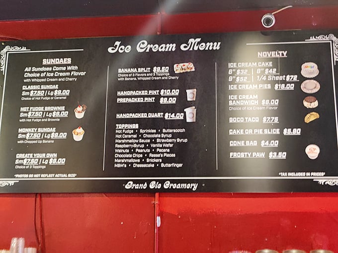 The menu board &ndash; where indecision becomes an art form and "I'll just have a small vanilla" becomes a laughable fiction.