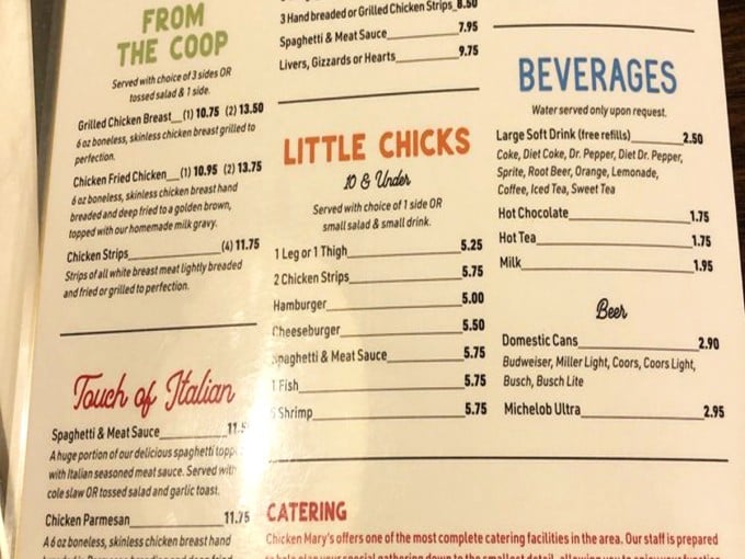 "From The Coop" isn't just menu section&mdash;it's a promise. Simple offerings perfected over generations, with no need for fancy culinary buzzwords.