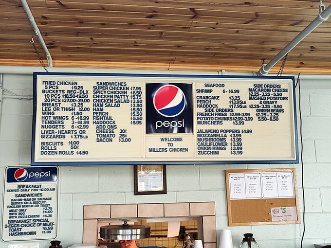 The menu board at Miller's is like a love letter to comfort food&mdash;straightforward, honest, and guaranteed to make your stomach growl in anticipation.