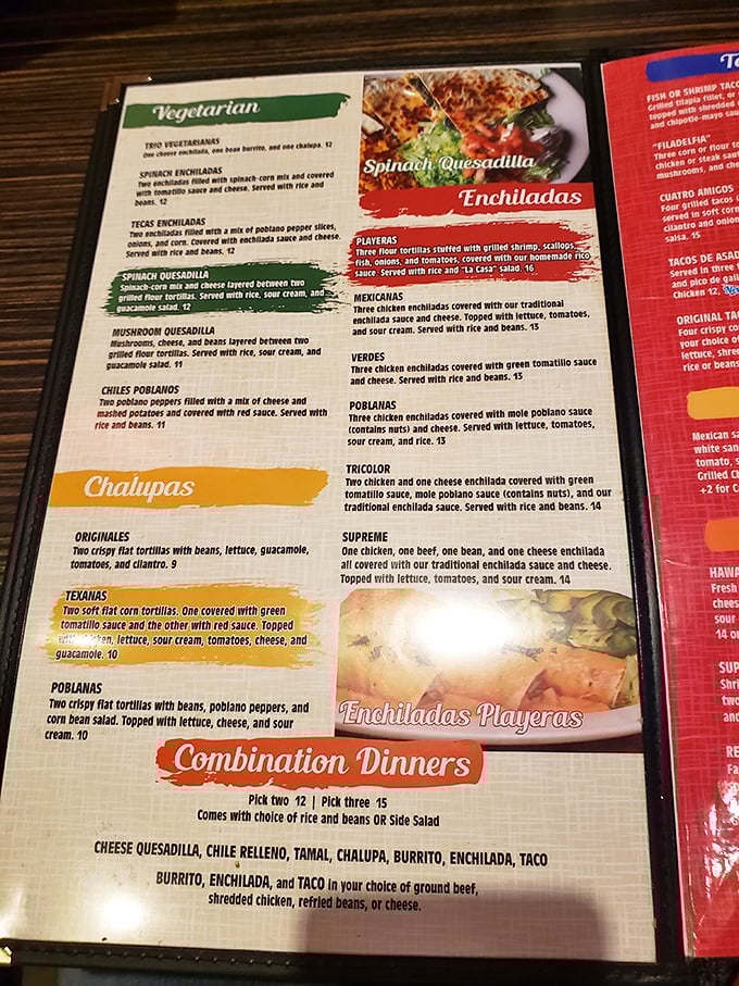 The menu at La Tolteca reads like a greatest hits album of Mexican cuisine. Decision paralysis has never been so delicious.