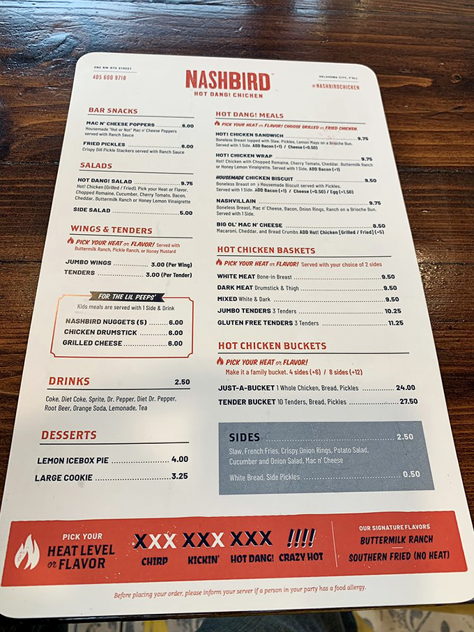 The menu reads like a love letter to poultry enthusiasts. From "Chirp" to "Crazy Hot," your taste buds can choose their own adventure.