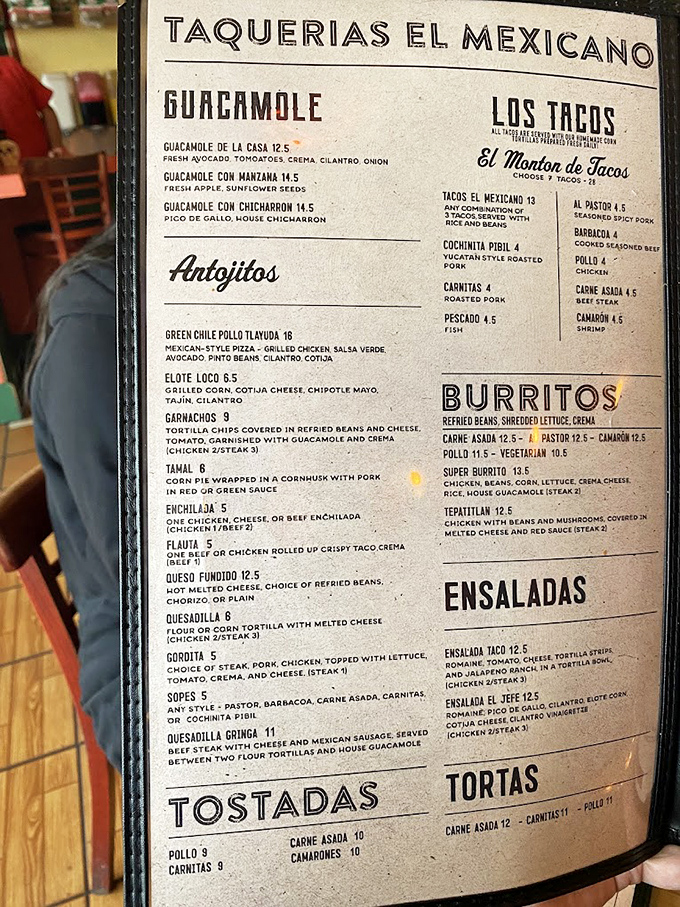 This menu isn't just a list of dishes&mdash;it's a roadmap to happiness. Each item represents generations of culinary tradition distilled into one perfect bite.