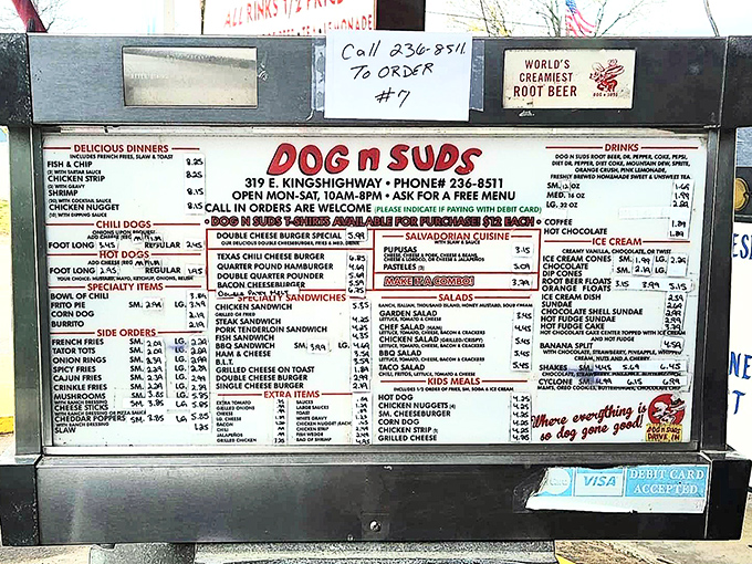 This menu board is like a roadmap to happiness&mdash;each item a destination worth the journey.