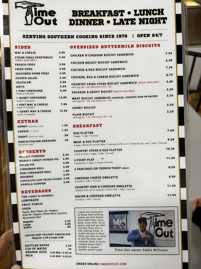 A menu that reads like a love letter to Southern cuisine&mdash;where decisions are tough and calories don't count. 