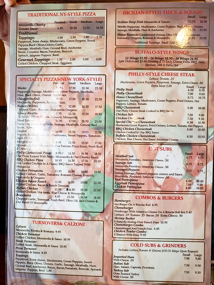 This menu isn't just a list&mdash;it's a roadmap to happiness. The hardest part of dining here? Deciding what not to order.