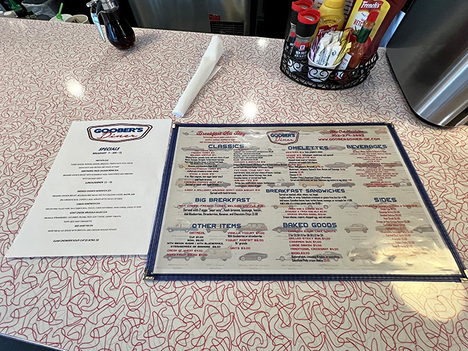 This menu isn't just a list of food&mdash;it's a roadmap to happiness with "Classics" that have earned their capitalization through decades of perfection. 