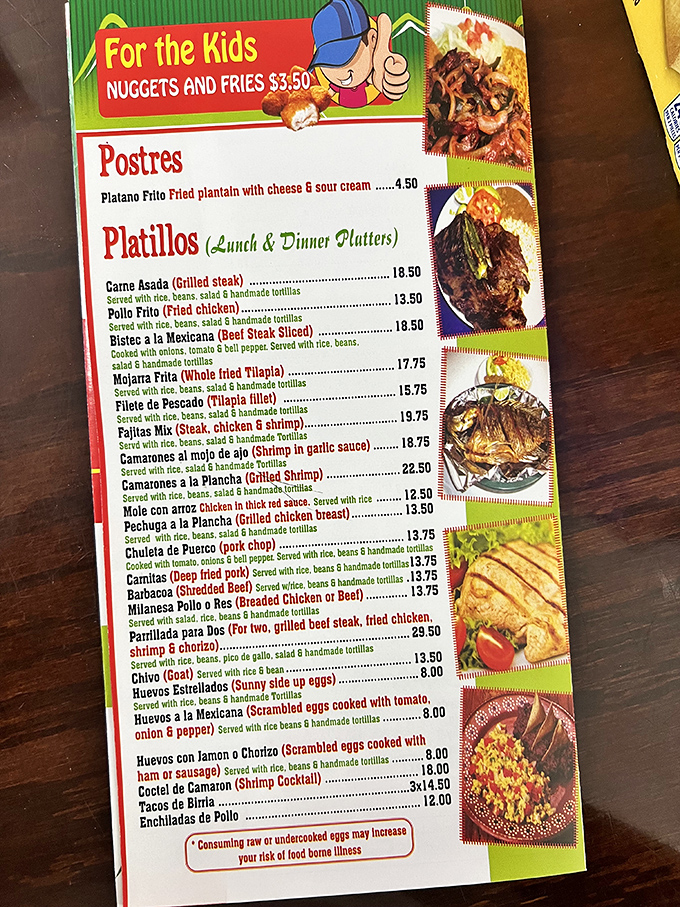 The menu at La Sierra reads like a love letter to Mexican cuisine, with everything from familiar favorites to dishes you'll be texting friends about later.