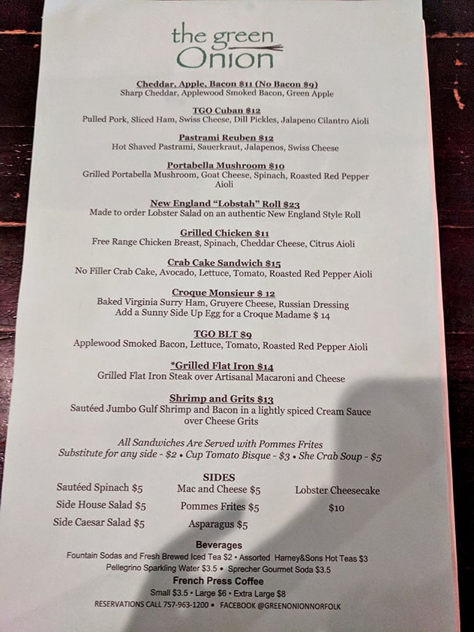 This menu reads like a love letter to comfort food classics with just enough culinary twists to make your taste buds do a double-take.