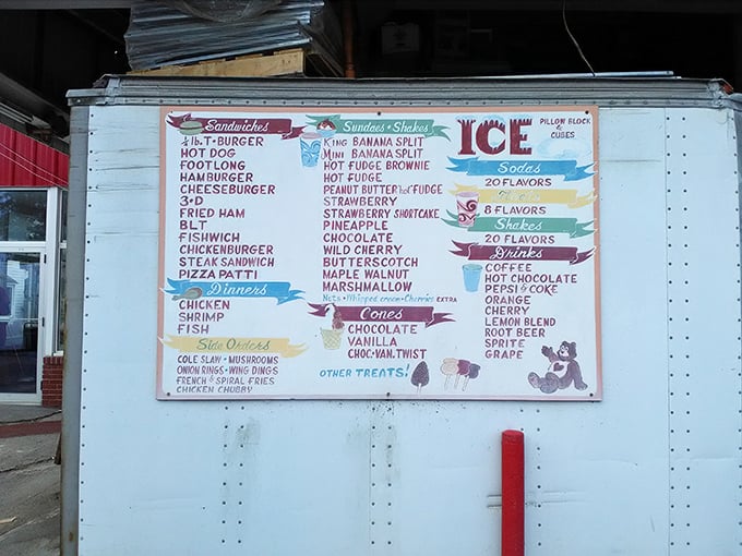 This menu board is poetry for the hungry soul&mdash;a colorful tapestry of comfort foods that makes decision-making the day's most delicious challenge. 