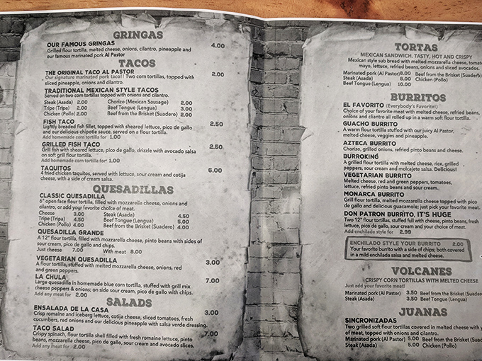 This menu isn't just a list of options &ndash; it's a roadmap to happiness. The hardest part isn't choosing what to eat, but what to save for next time.