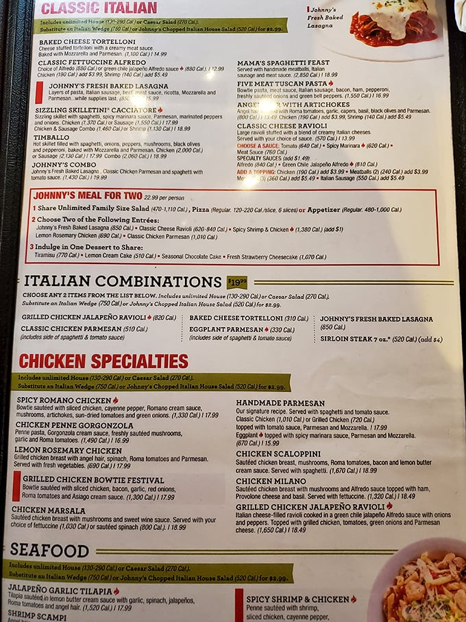 The menu reads like a love letter to carbohydrates &ndash; each description more tempting than the last, turning decision-making into a delicious dilemma.