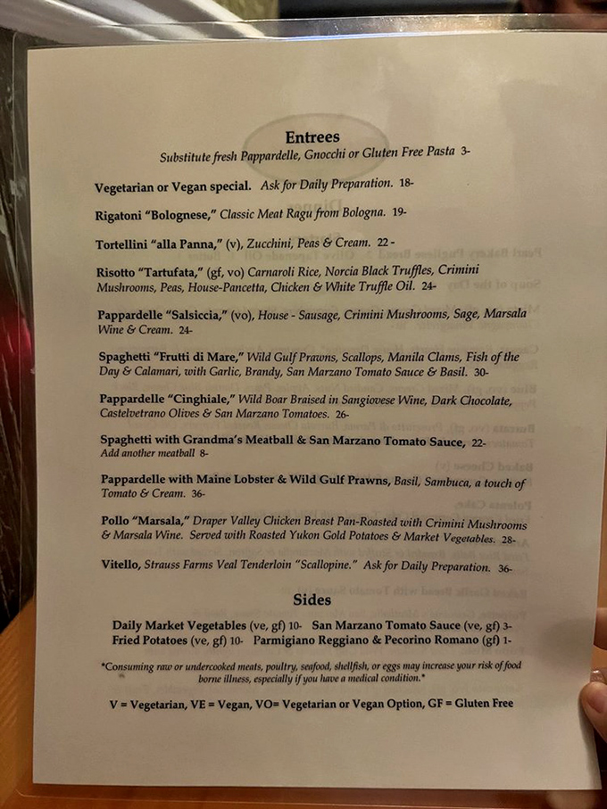 This menu isn't just a list of dishes&mdash;it's a passport to Italy's greatest hits, from seafood spaghetti to wild boar pappardelle.