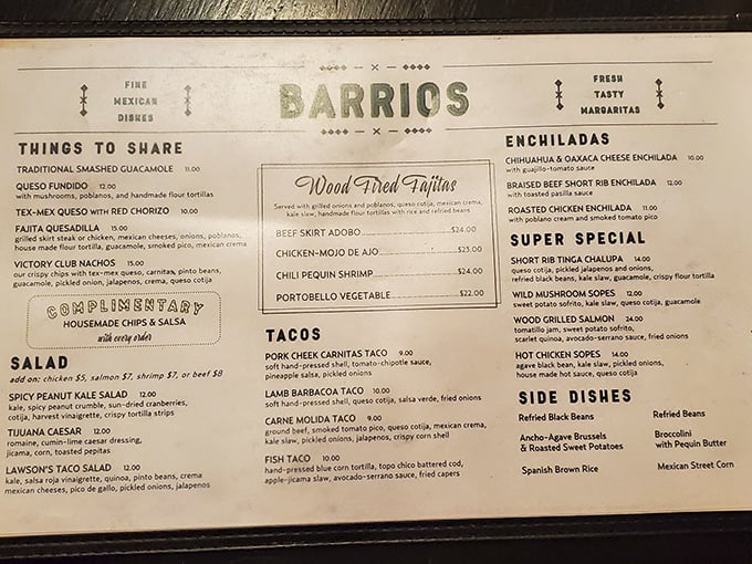 A menu that reads like a love letter to regional Mexican cuisine, with enough surprises to intrigue even the most jaded foodie.