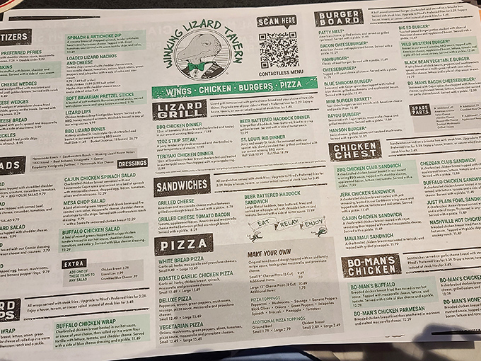 A menu that requires strategic planning and possibly a spreadsheet. Decision paralysis has never been so deliciously rewarding.
